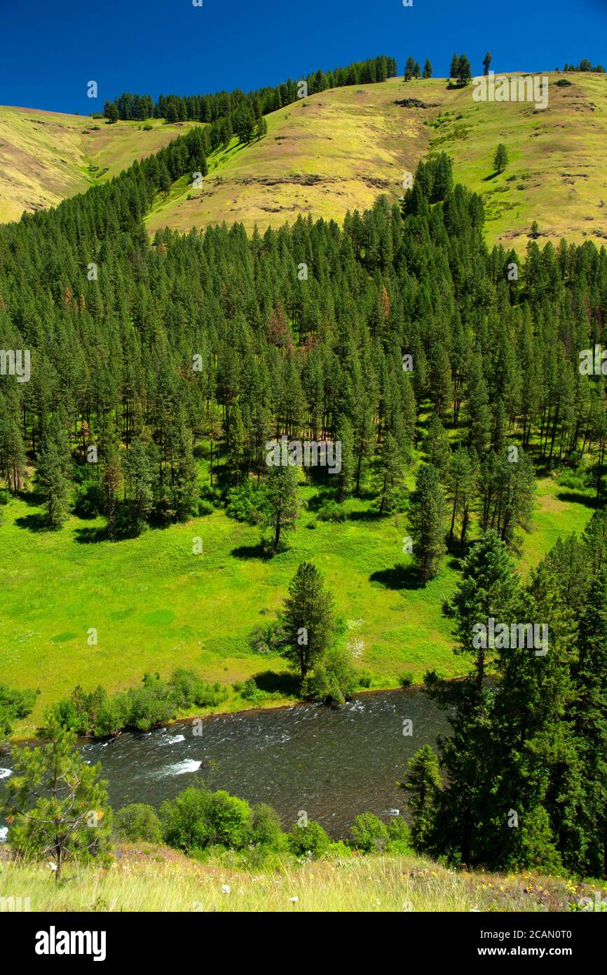 Minam River canyon, Union County, Hells Canyon National Scenic Byway ...
