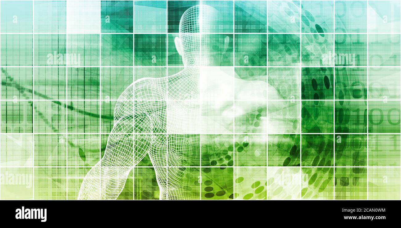 Science Technology Data as a Abstract Art Stock Photo - Alamy