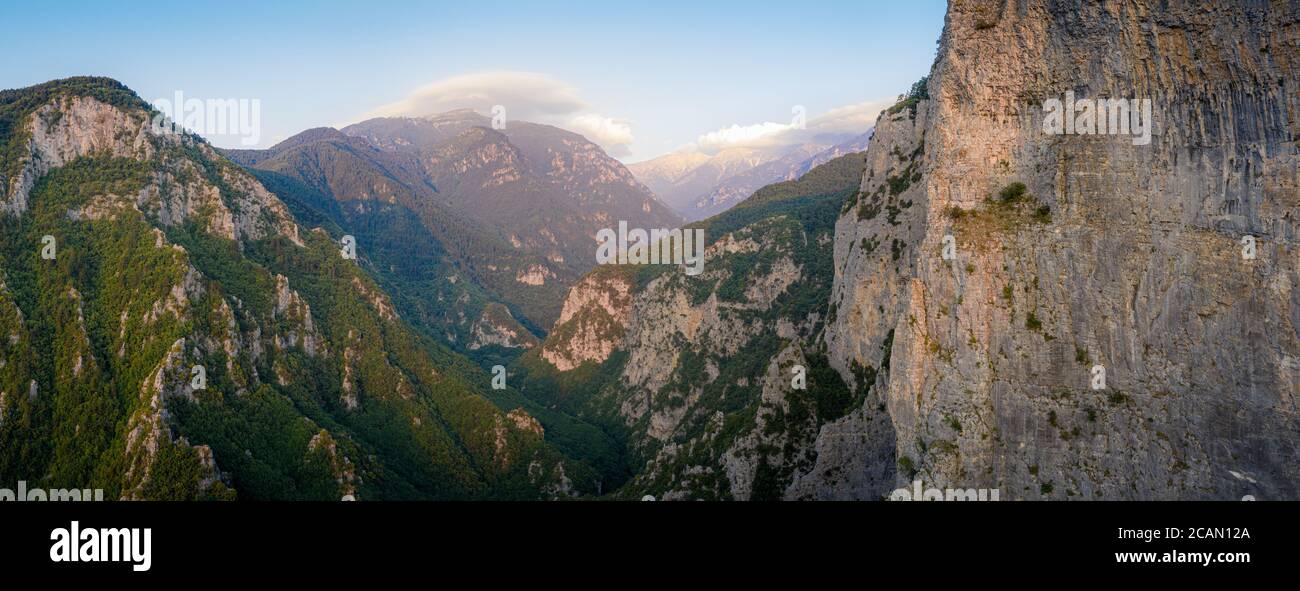 Enipeus Gorge at Mount Olympus National Park near Litochoro, Greece ...