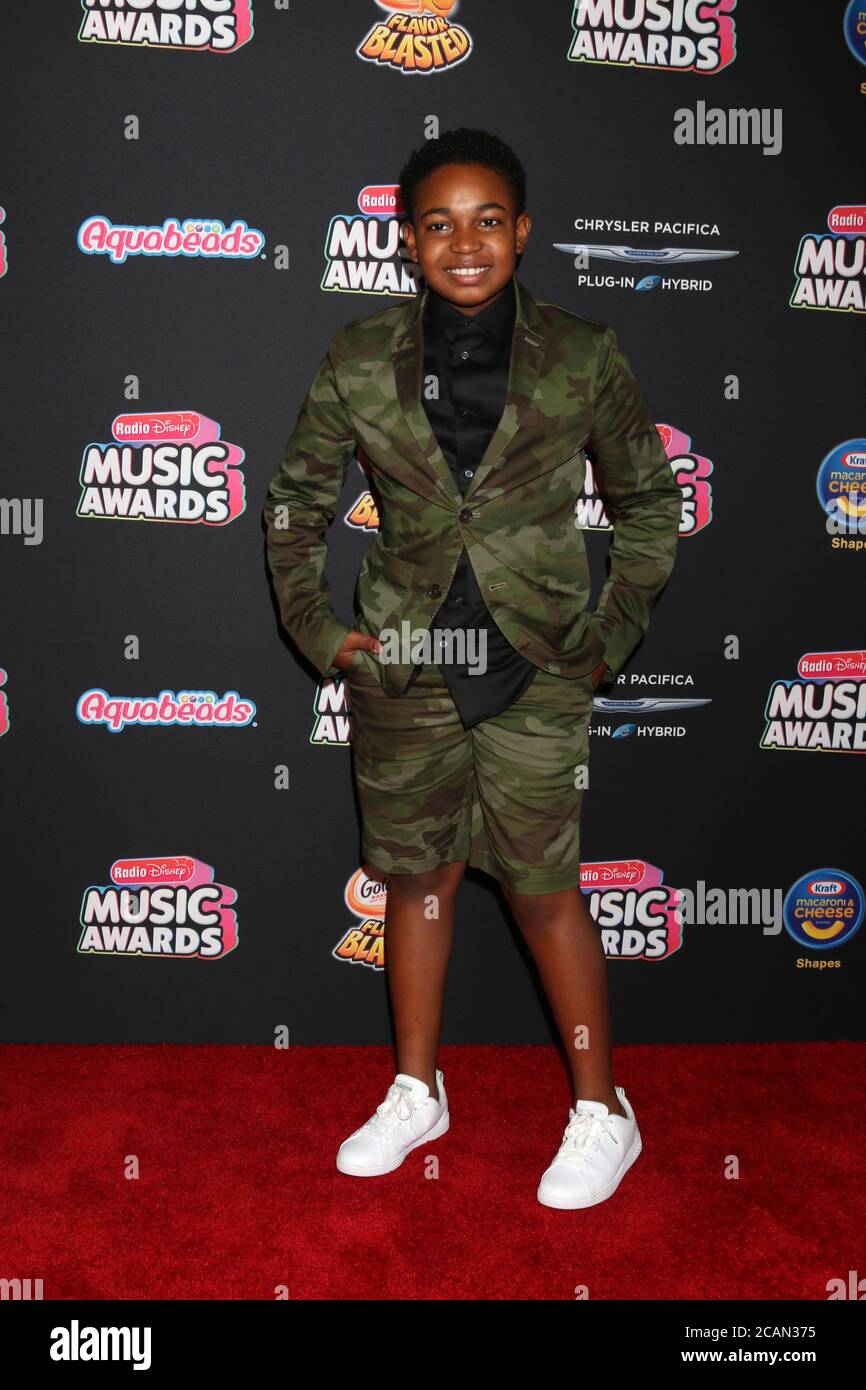 LOS ANGELES - JUN 22: Isaac Ryan Brown at the 2018 Radio Disney Music ...
