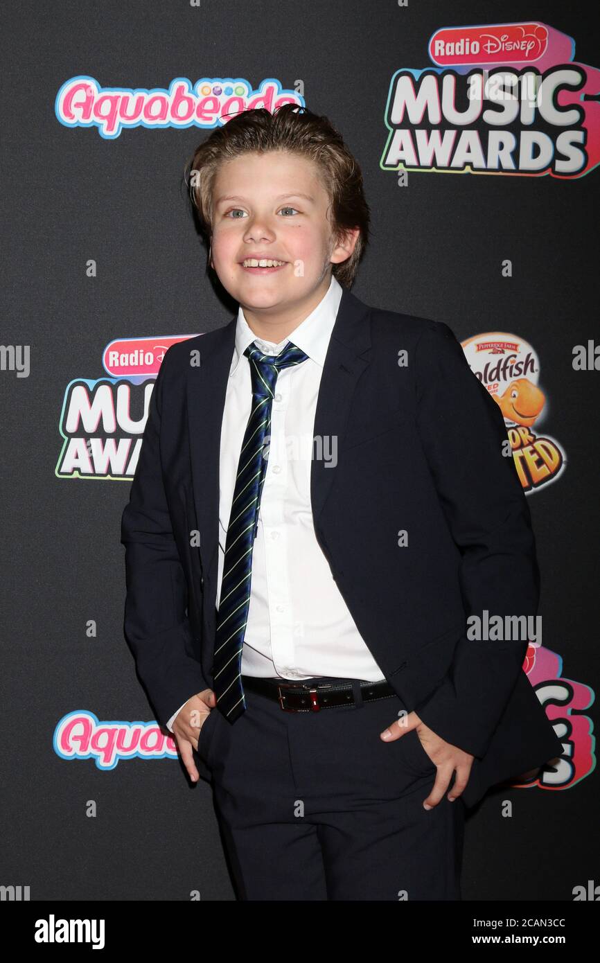 LOS ANGELES - JUN 22: Maxwell Simkins at the 2018 Radio Disney Music ...