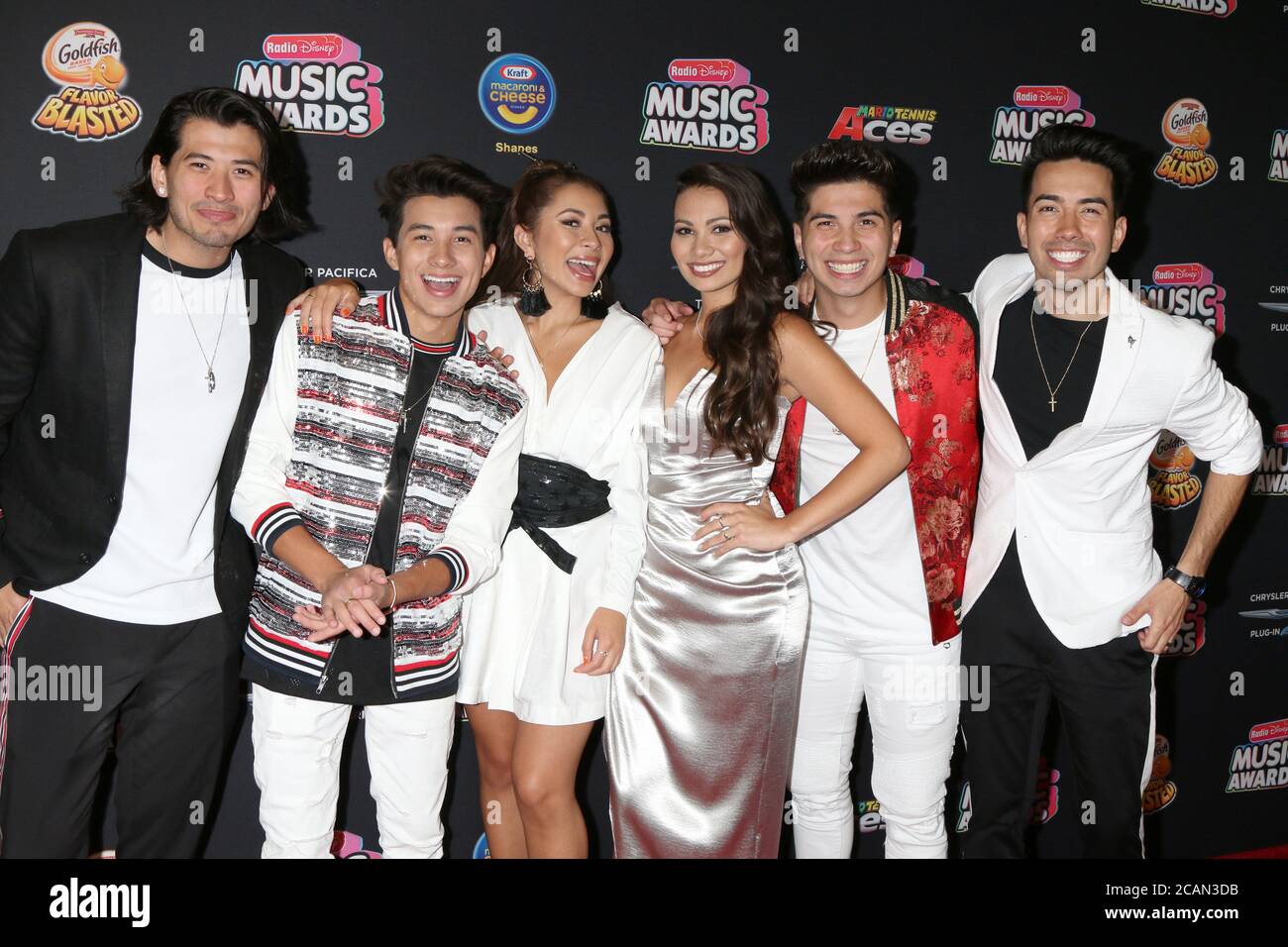 LOS ANGELES - JUN 22: JAGMAC at the 2018 Radio Disney Music Awards at ...