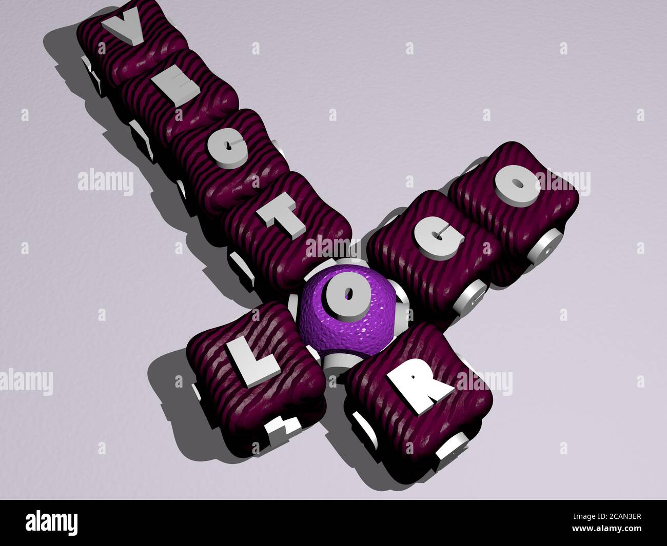 logo vector crossword of colorful cubic letters - 3D illustration for ...