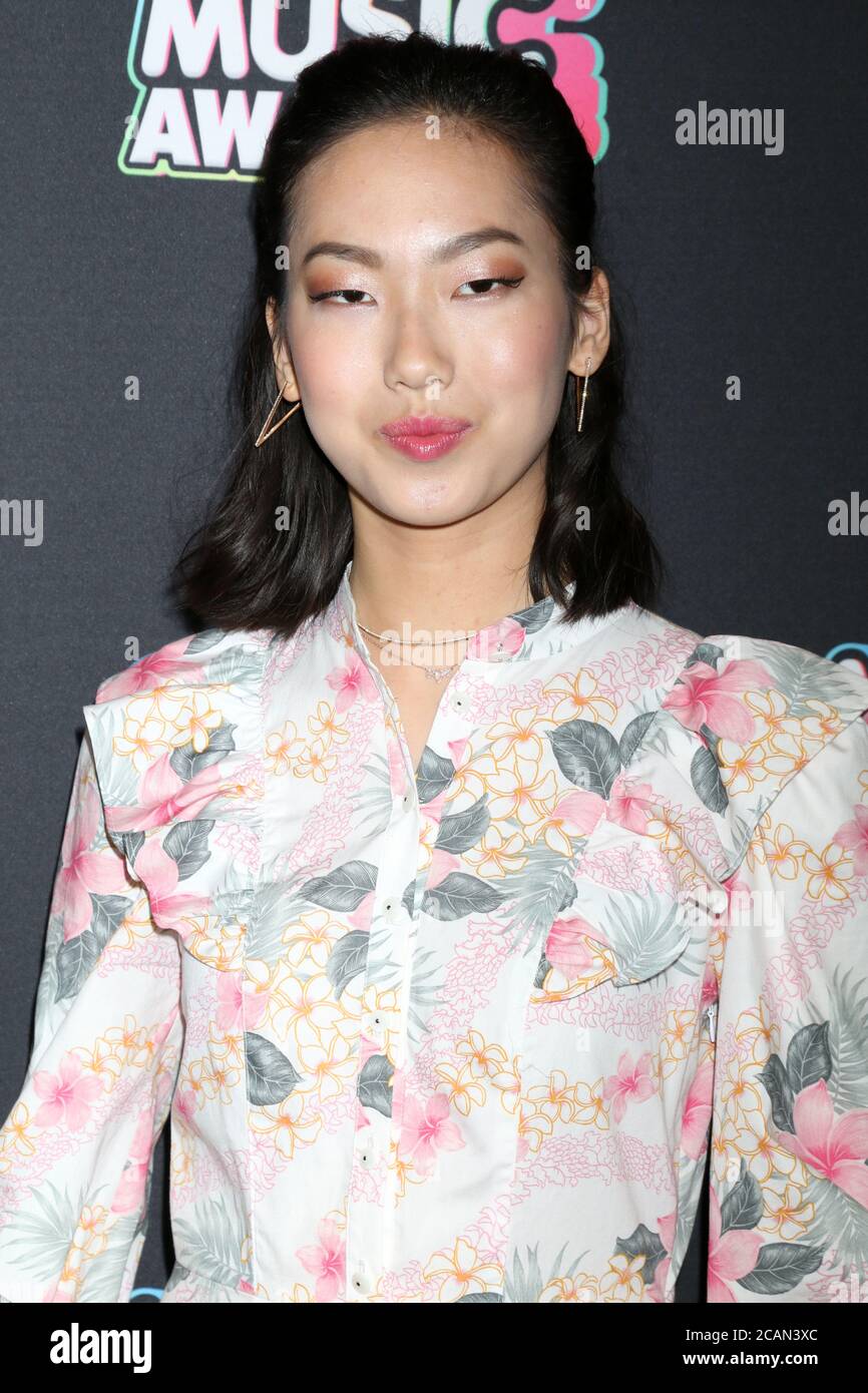 LOS ANGELES - JUN 22: Madison Hu at the 2018 Radio Disney Music Awards ...