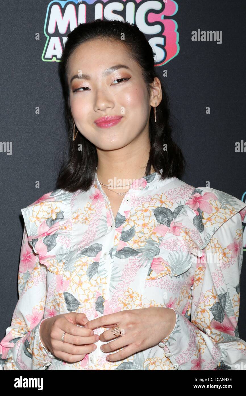LOS ANGELES - JUN 22: Madison Hu at the 2018 Radio Disney Music Awards ...