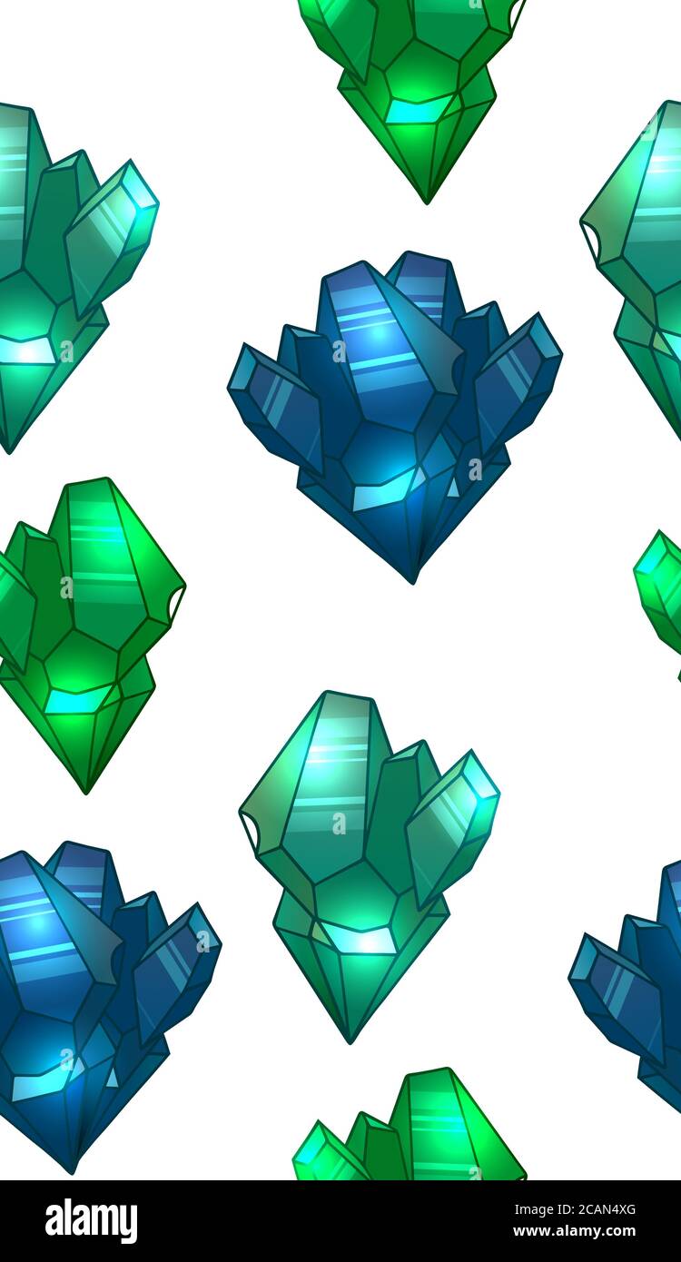 Texture of green natural crystals. Vector background for wrapping ...