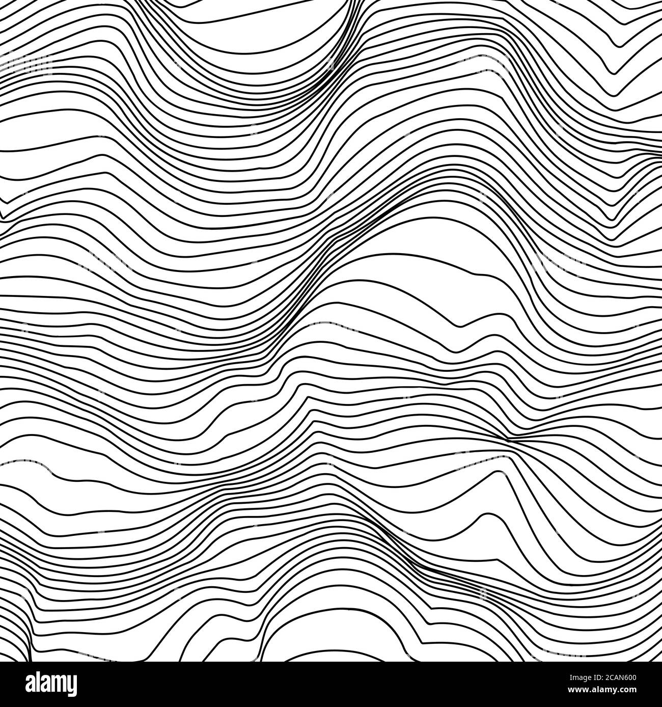 Abstract wavy striped background for your creativity Stock Vector Image ...
