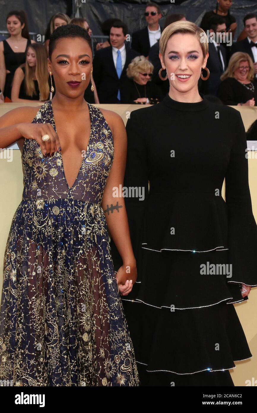 LOS ANGELES - JAN 21: Samira Wiley, Lauren Morelli at the 24th Screen ...