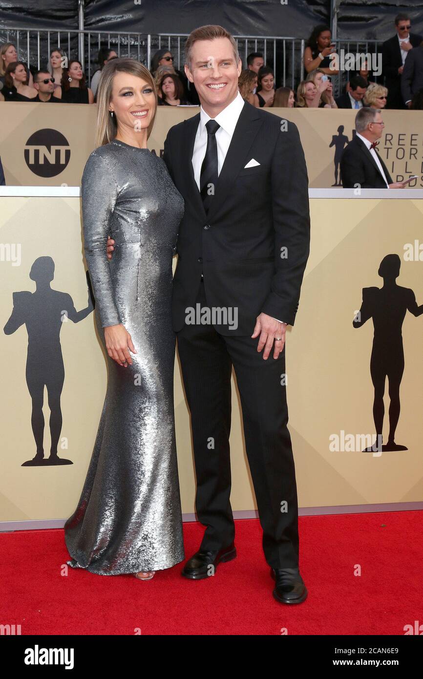 LOS ANGELES - JAN 21: Natalie Zea, Travis Schuldt at the 24th Screen ...