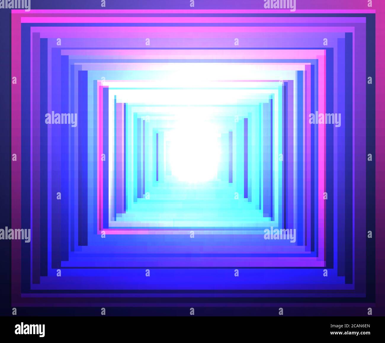 Vector bright luminescent background with squares and lines Stock ...