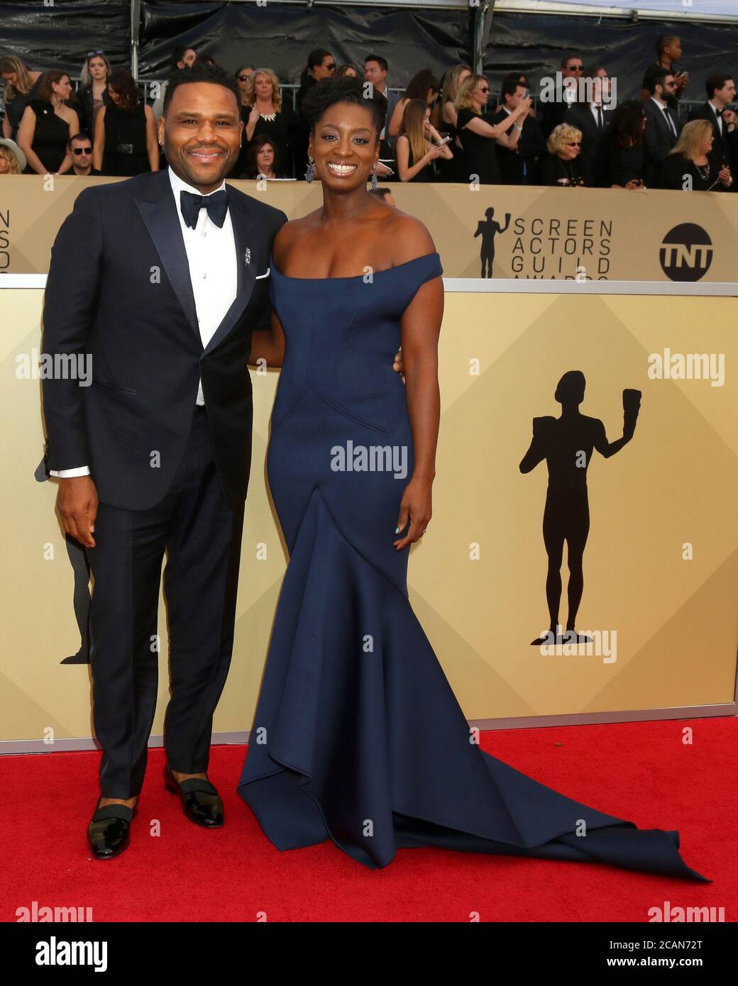 LOS ANGELES - JAN 21: Anthony Anderson, Alvina Stewart at the 24th ...