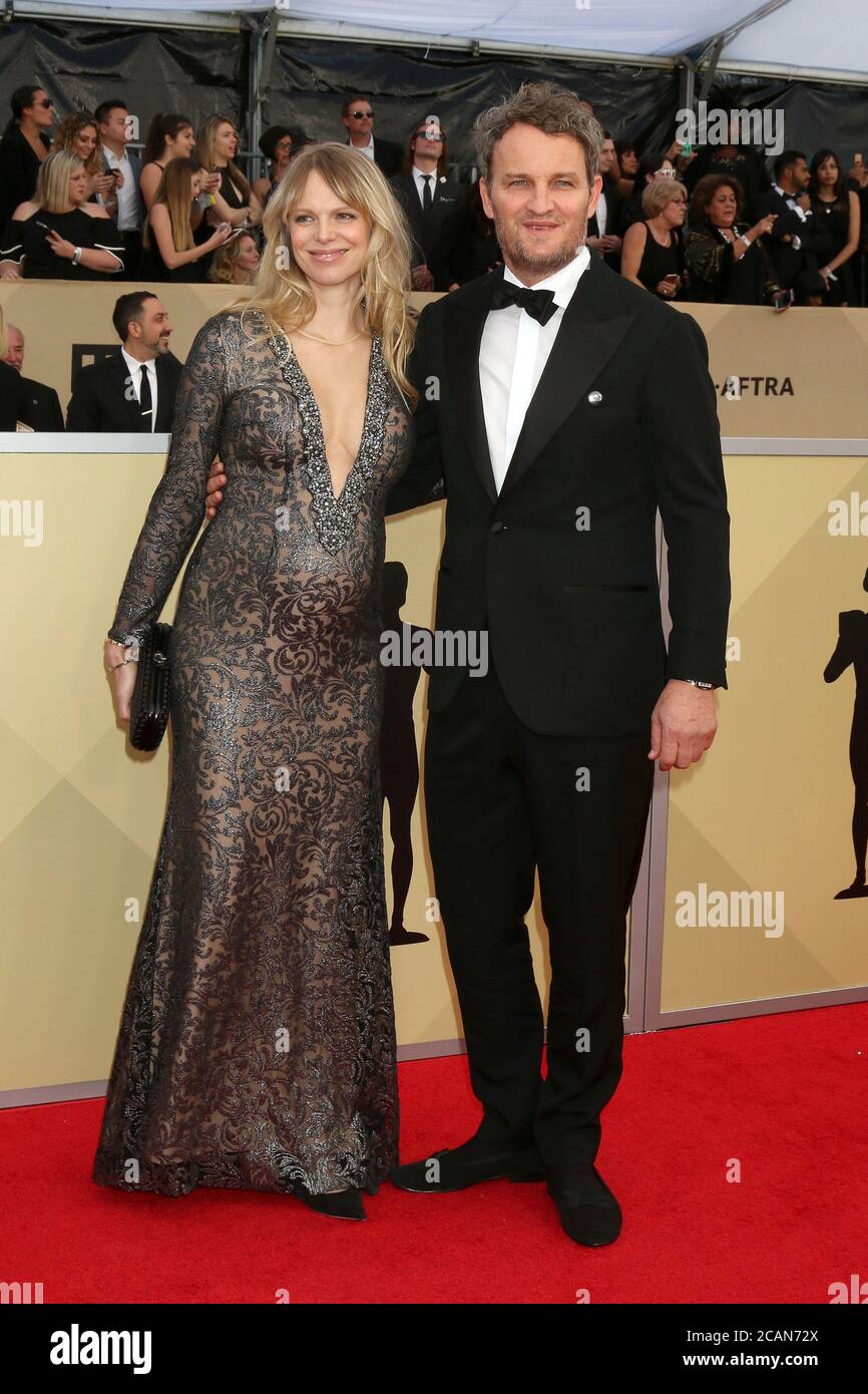 LOS ANGELES - JAN 21: Cecile Breccia, Jason Clarke at the 24th Screen ...