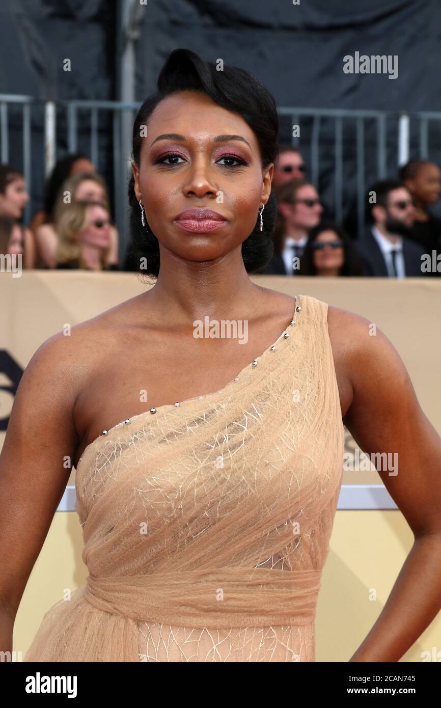 LOS ANGELES - JAN 21: Amanda Warren at the 24th Screen Actors Guild ...