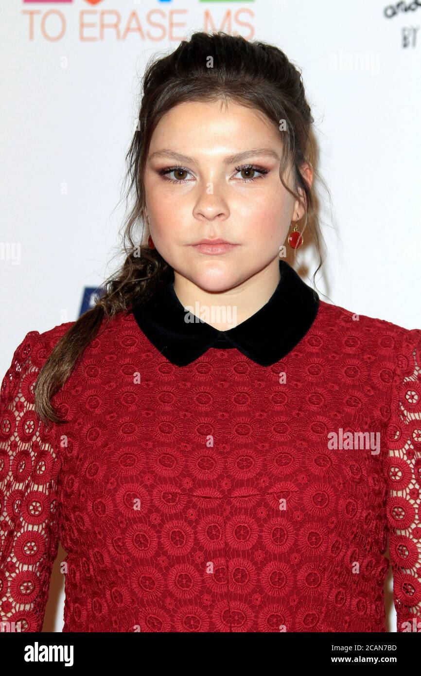 LOS ANGELES - APR 20: Hannah Zeile at the 25th Annual Race To Erase MS ...
