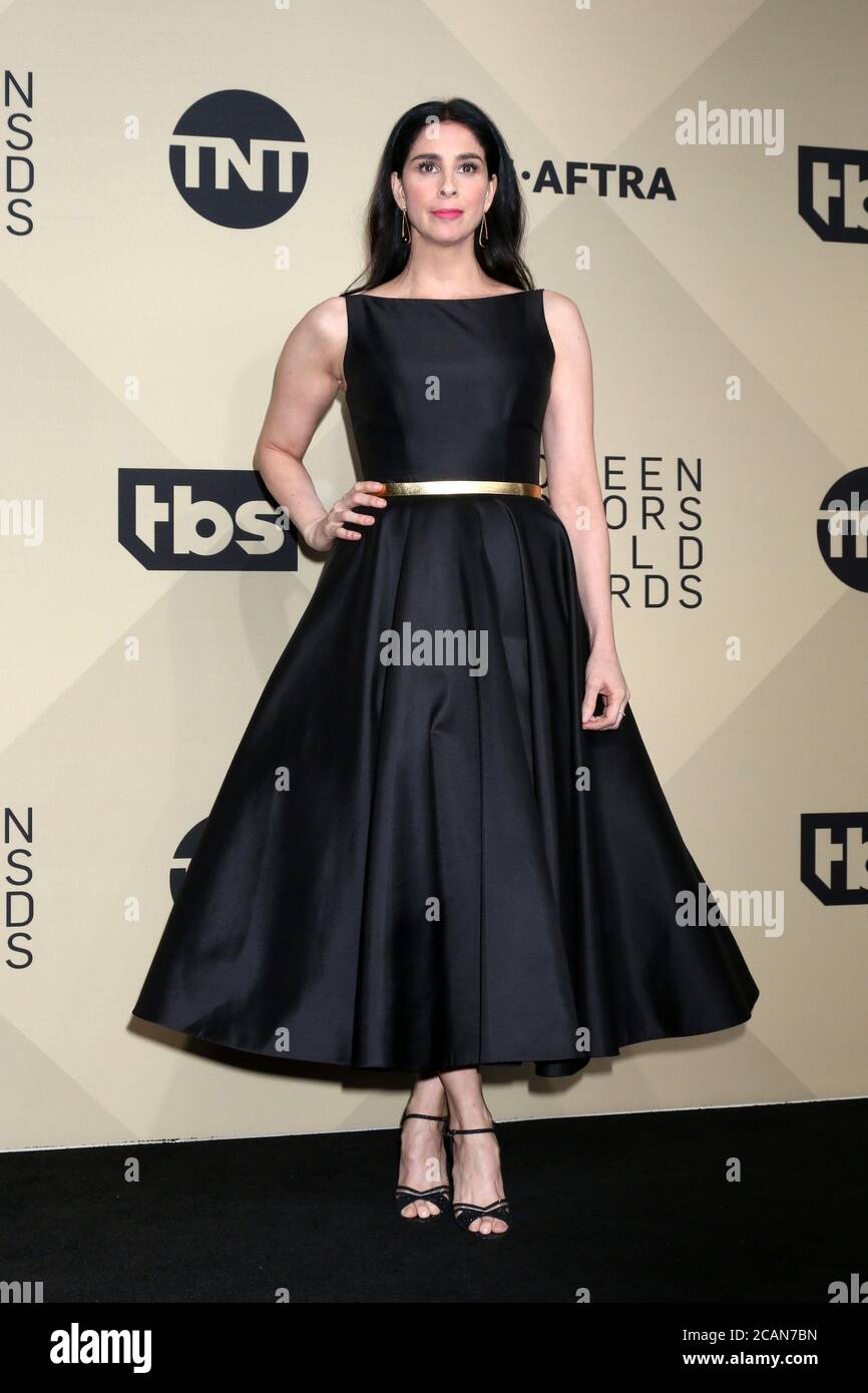 LOS ANGELES - JAN 21: Sarah Silverman at the 24th Screen Actors Guild ...