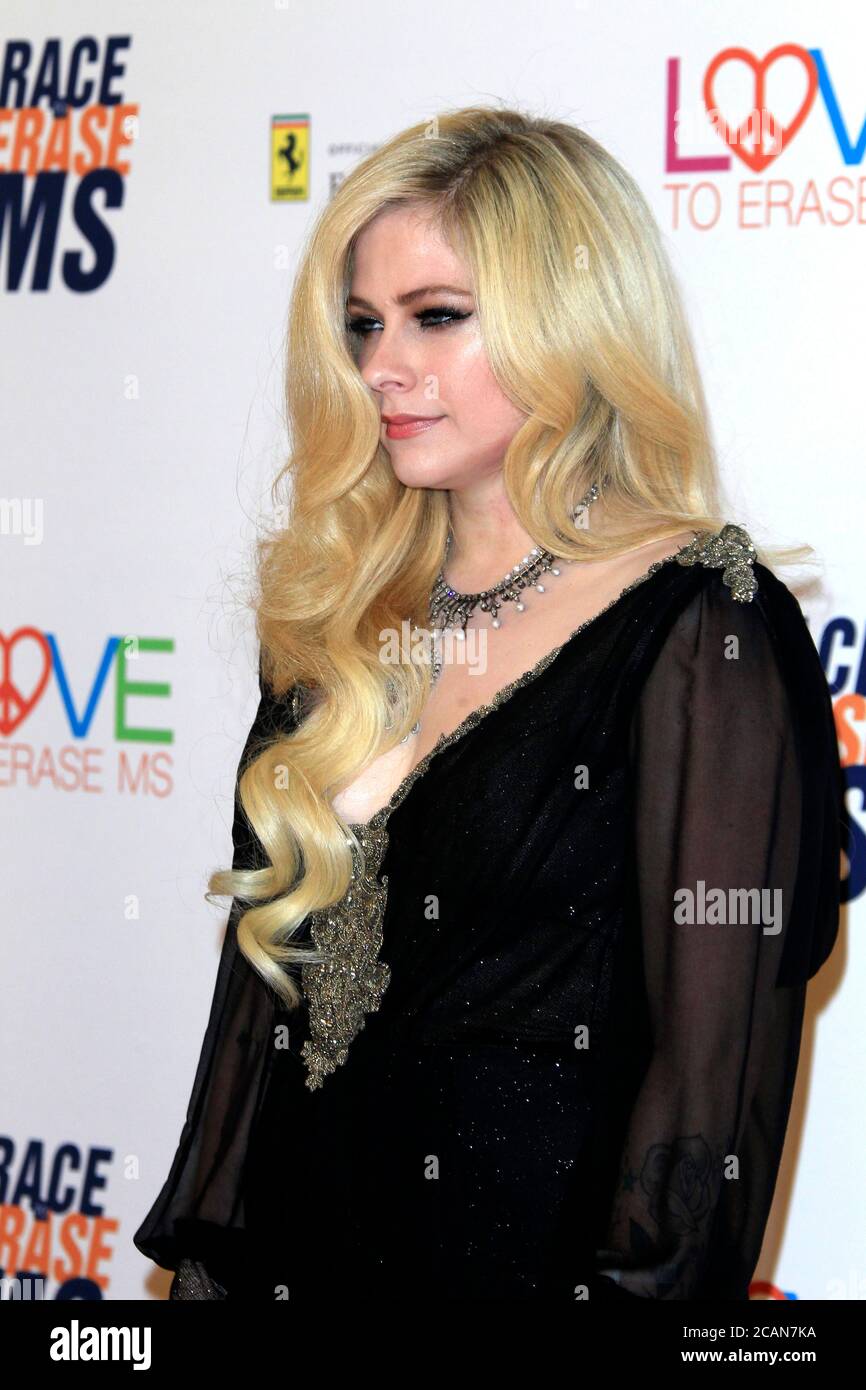 LOS ANGELES - APR 20: Avril Lavigne at the 25th Annual Race To Erase MS ...
