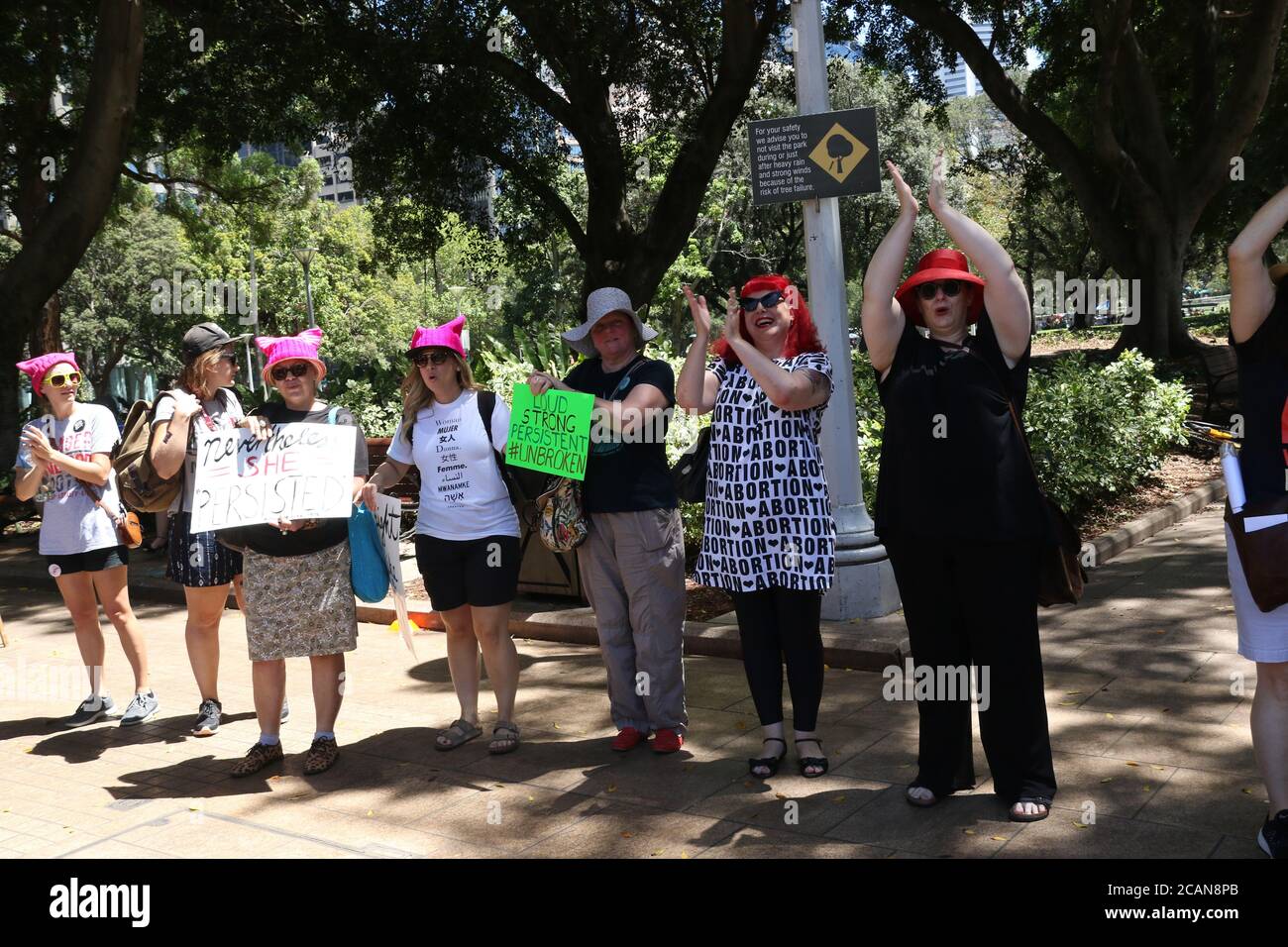 Women's March rally, Sydney, Australia Stock Photo - Alamy