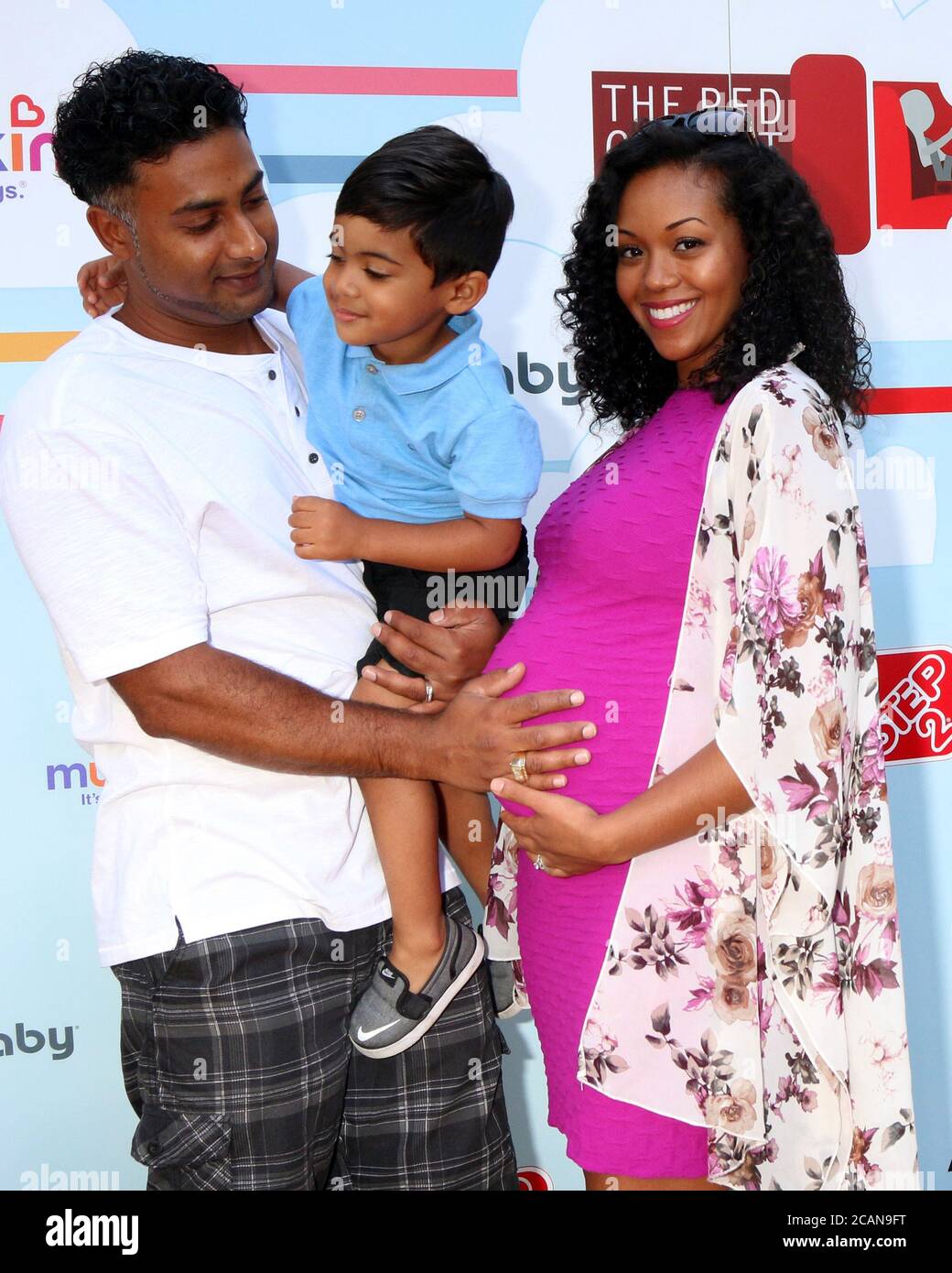 LOS ANGELES - SEP 22: Navid Ali, Niam Morgan, Mishael Morgan at the 7th ...