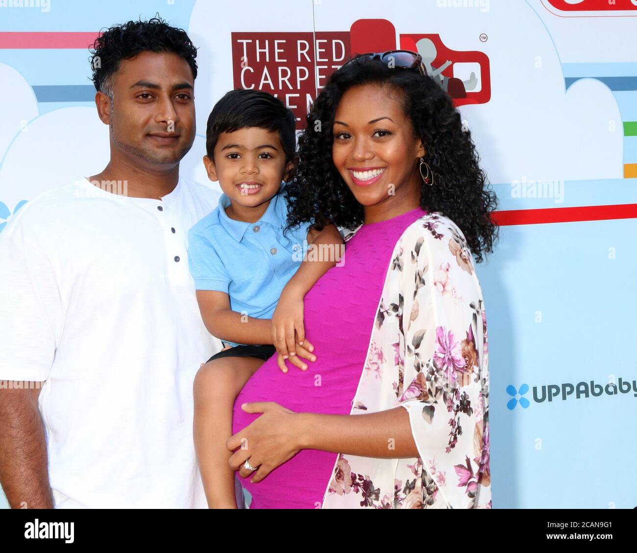 LOS ANGELES - SEP 22: Navid Ali, Niam Morgan, Mishael Morgan at the 7th ...