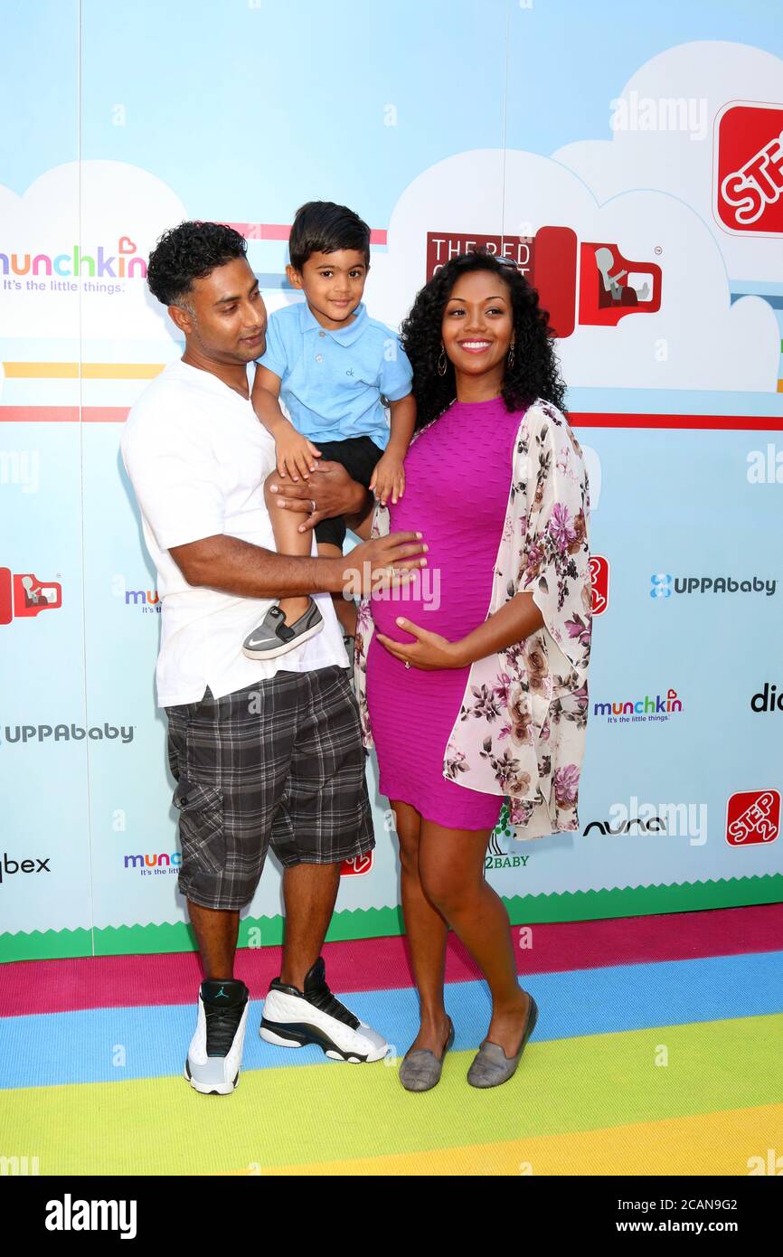 LOS ANGELES - SEP 22: Navid Ali, Niam Morgan, Mishael Morgan at the 7th ...