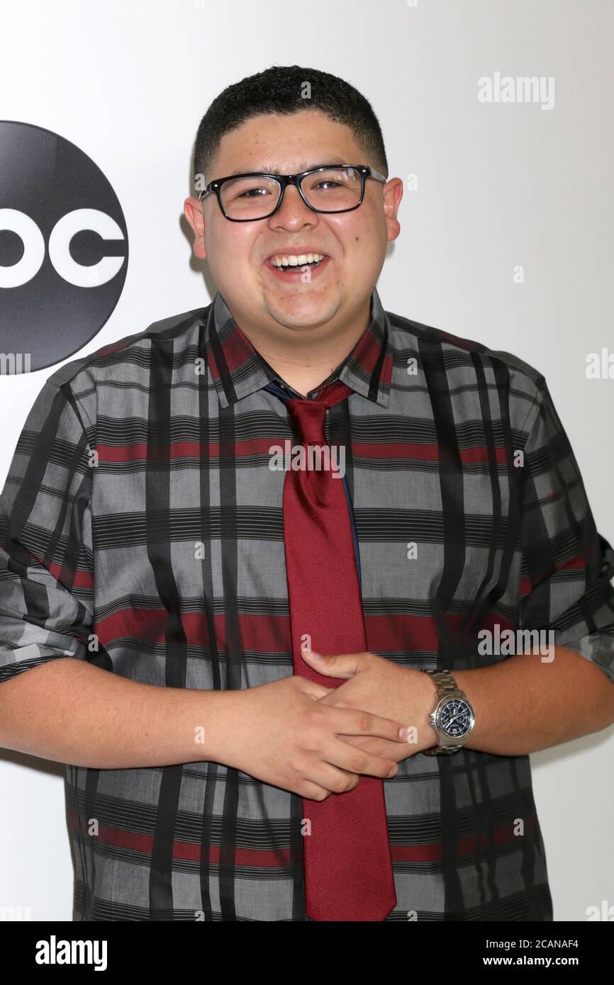LOS ANGELES - AUG 7: Rico Rodriguez at the ABC TCA Party- Summer 2018 ...
