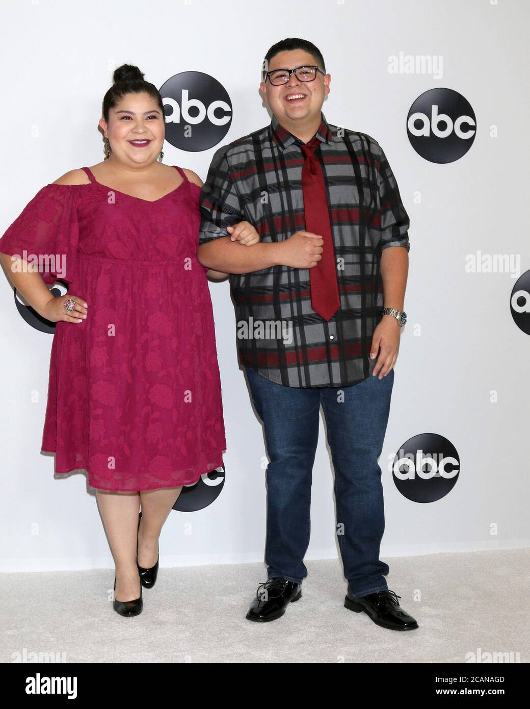 LOS ANGELES - AUG 7: Raini Rodriguez, Rico Rodriguez at the ABC TCA ...