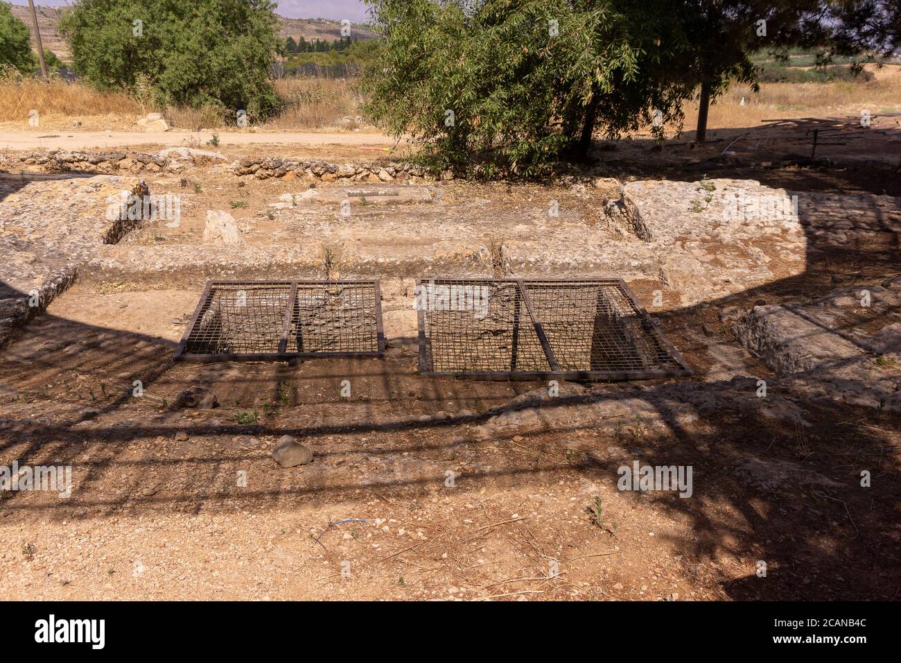 Biblical Shiloh ruins of historic town in Samaria Stock Photo - Alamy