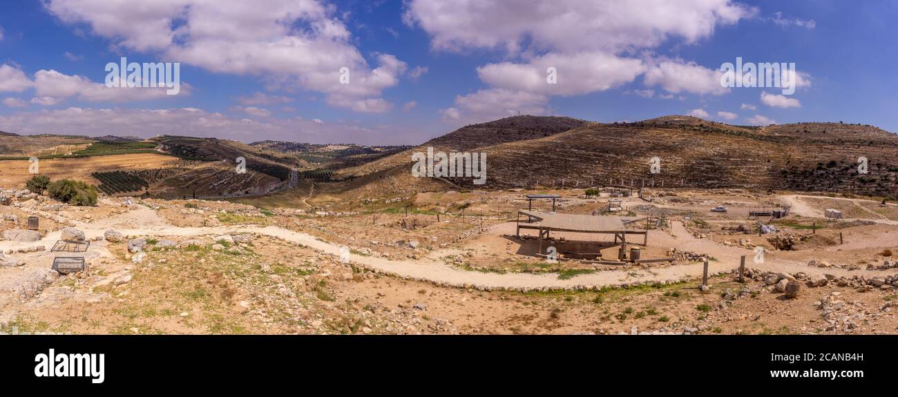Biblical Samaria landscapes travel of Israel tourism Stock Photo - Alamy