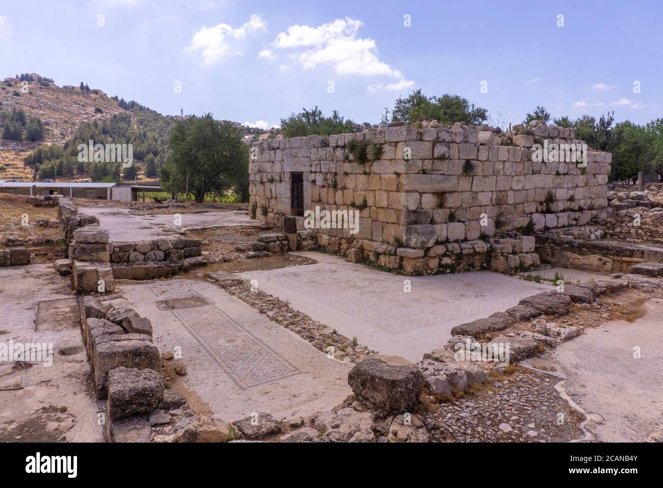 Biblical Shiloh ruins of historic town in Samaria Stock Photo - Alamy