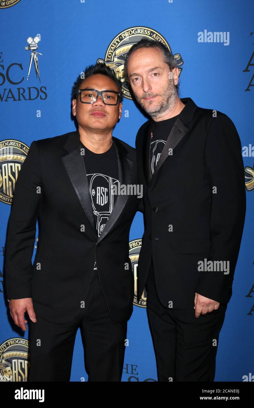 LOS ANGELES - FEB 17: Matthew Libatique, Emmanuel Lubezki at the 32nd ...