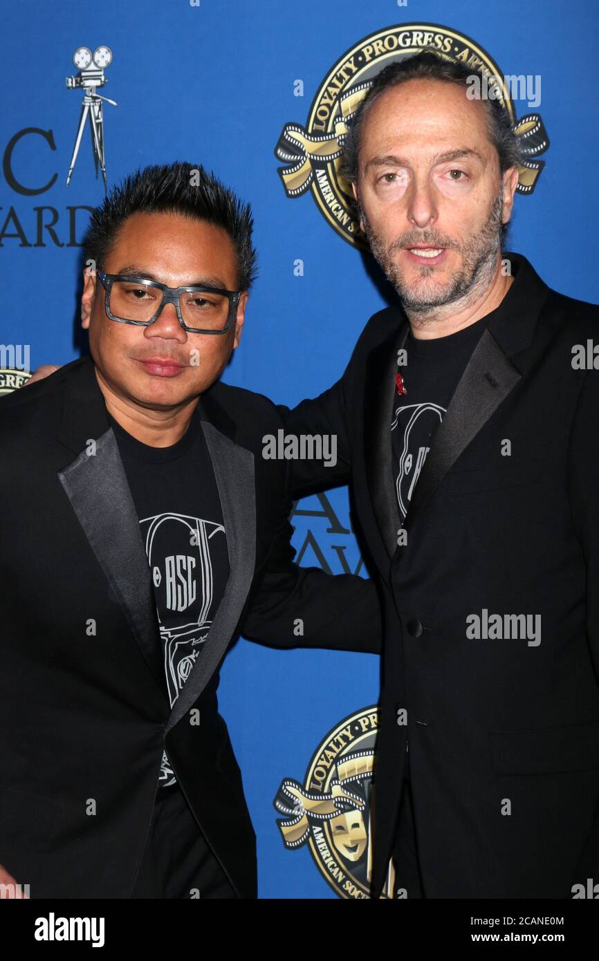 LOS ANGELES - FEB 17: Matthew Libatique, Emmanuel Lubezki at the 32nd ...