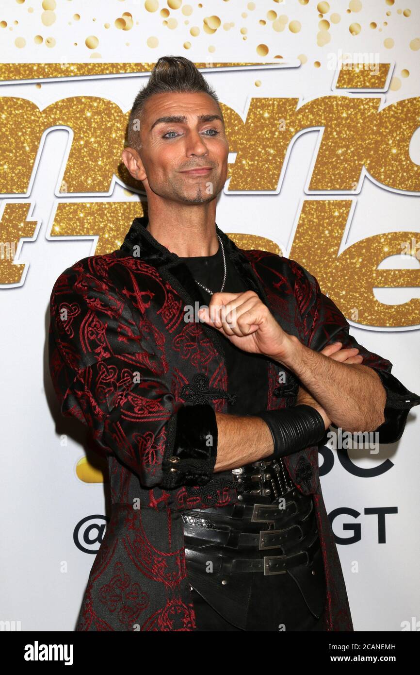 LOS ANGELES - AUG 28: Aaron Crow at the "America's Got Talent" Live ...