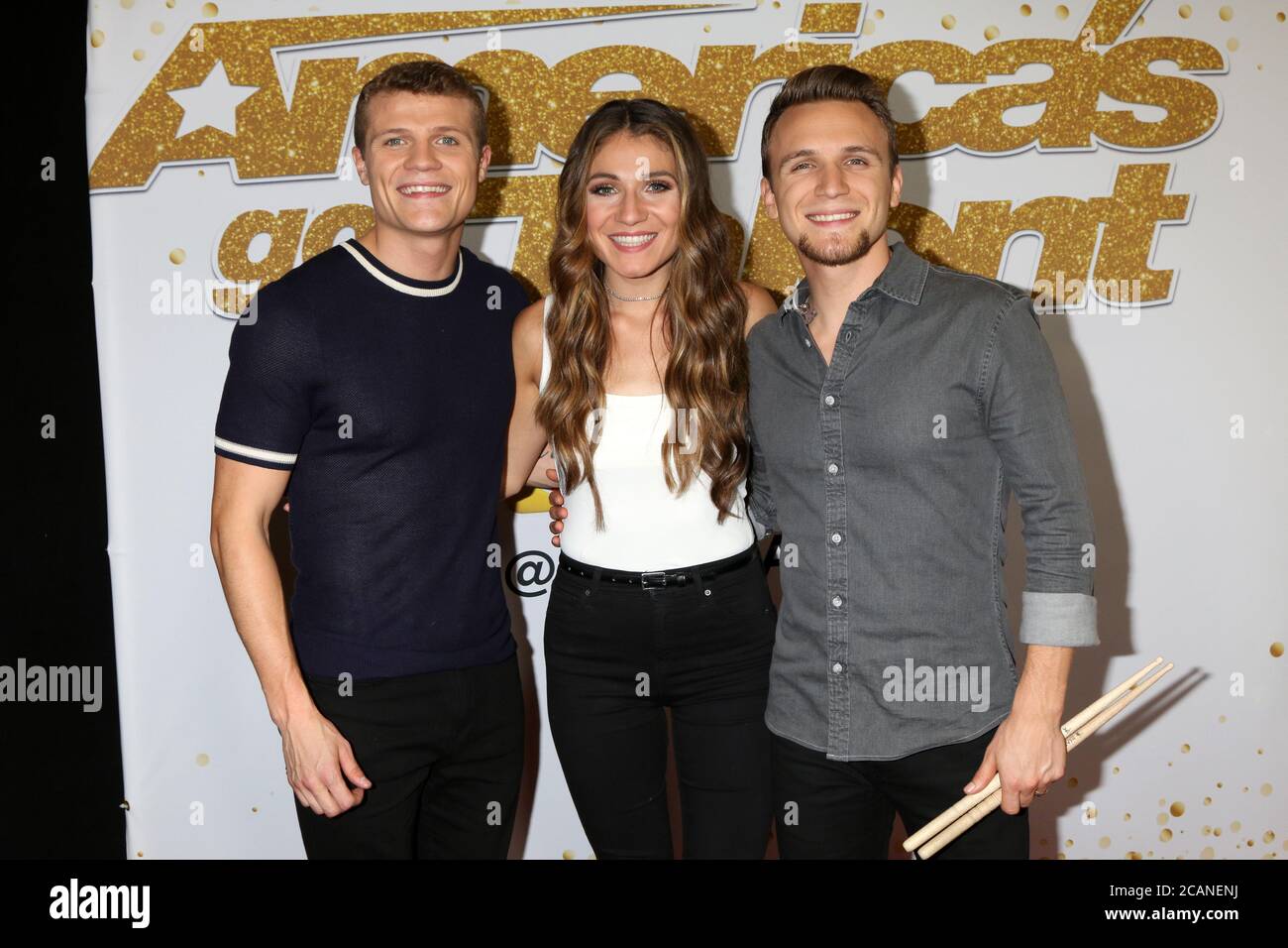 LOS ANGELES - SEP 11: We Three at the "America's Got Talent" Live Show ...