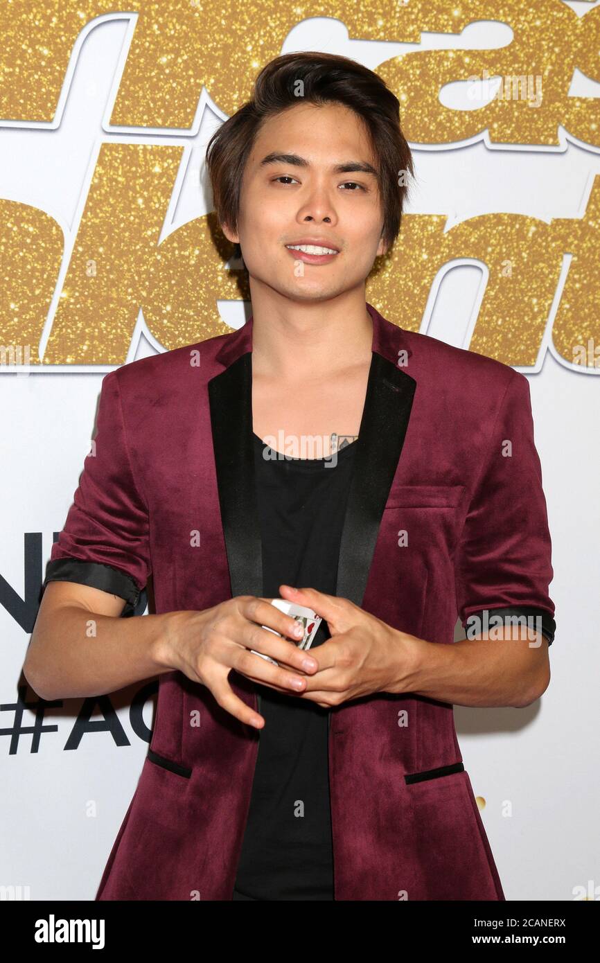 LOS ANGELES - AUG 14: Shin Lim at the "America's Got Talent" Season 13 ...