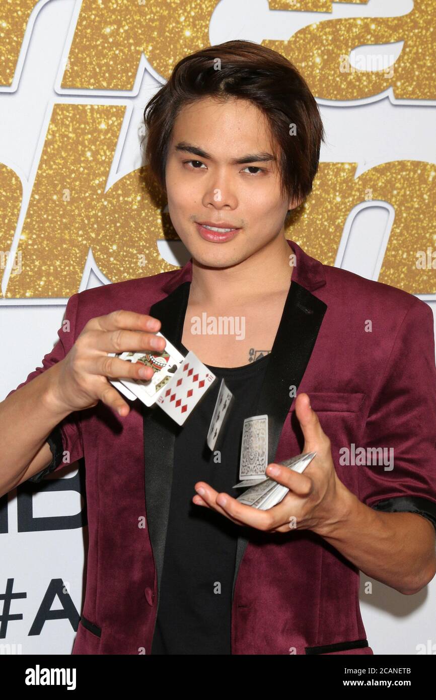 LOS ANGELES - AUG 14: Shin Lim at the "America's Got Talent" Season 13 ...