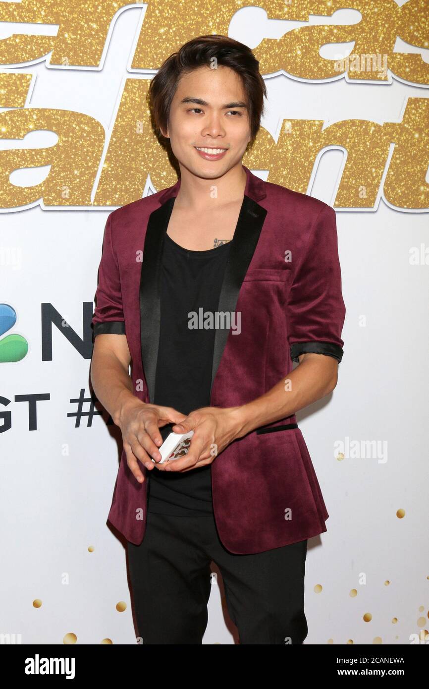 LOS ANGELES - AUG 14: Shin Lim at the "America's Got Talent" Season 13 ...