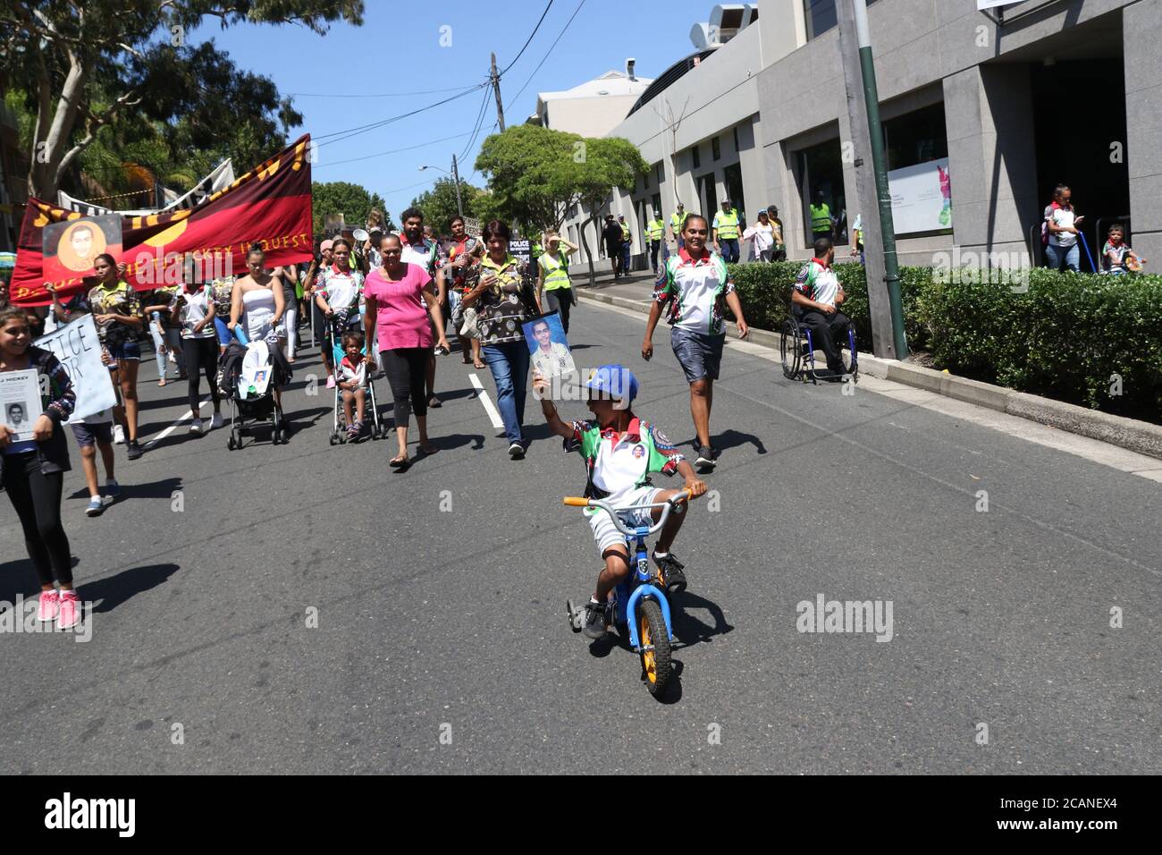 Thomas ‘TJ’ Hickey protest in Sydney, Australia Stock Photo - Alamy