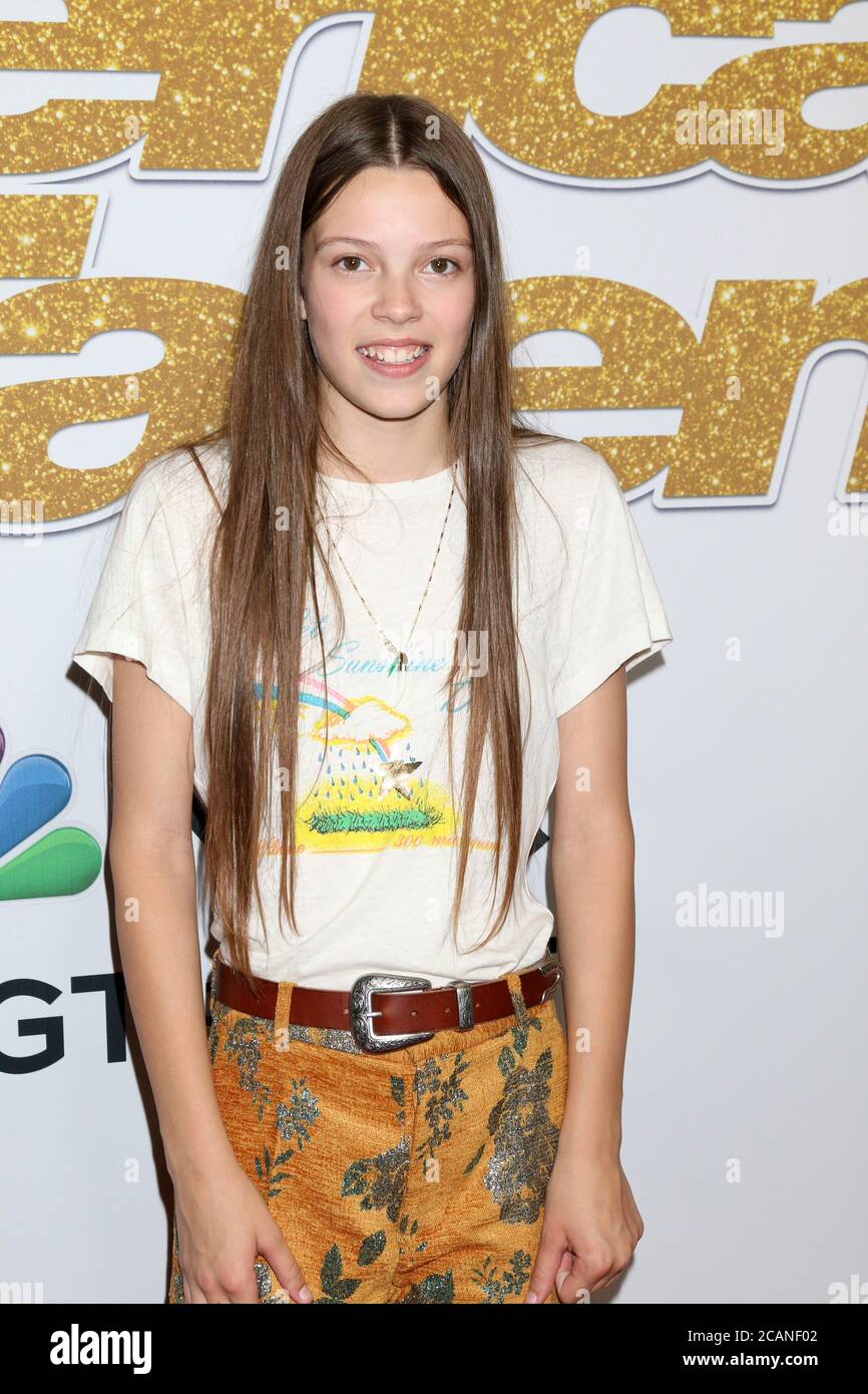 LOS ANGELES - AUG 14: Courtney Hadwin at the "America's Got Talent ...