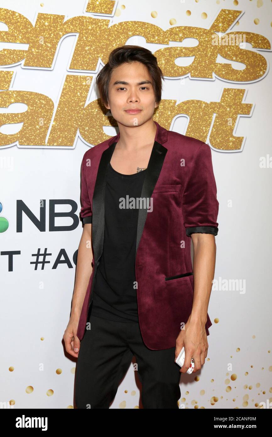 LOS ANGELES - AUG 14: Shin Lim at the "America's Got Talent" Season 13 ...