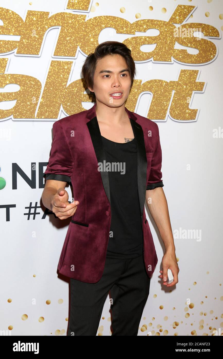 LOS ANGELES - AUG 14: Shin Lim at the "America's Got Talent" Season 13 ...