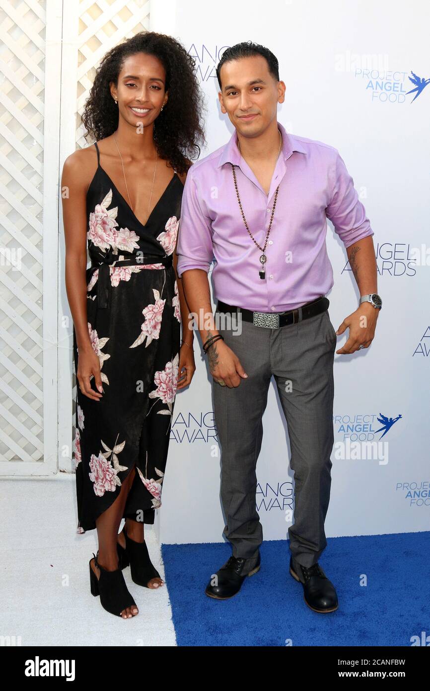 LOS ANGELES - AUG 18: Elizabeth Grullon, Goya Robles at the Angel ...