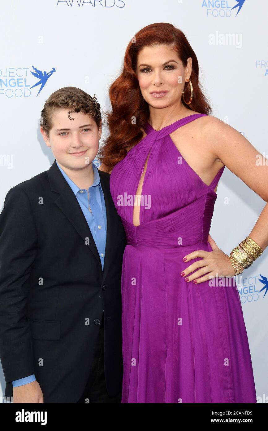 LOS ANGELES - AUG 18: Roman Walker Zelman, Debra Messing at the Angel ...