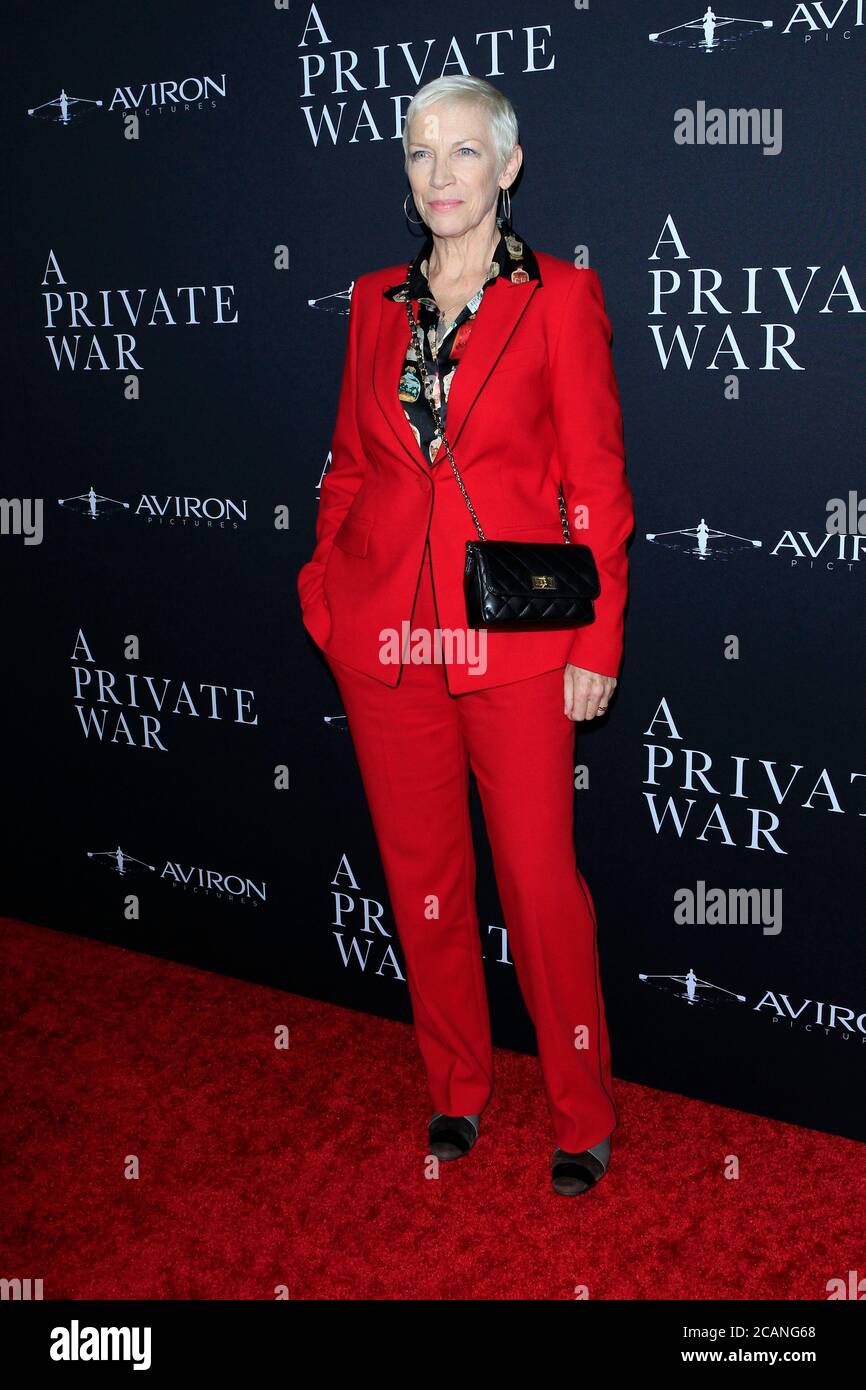 LOS ANGELES - OCT 24: Annie Lennox at the "A Private War" Premiere at ...