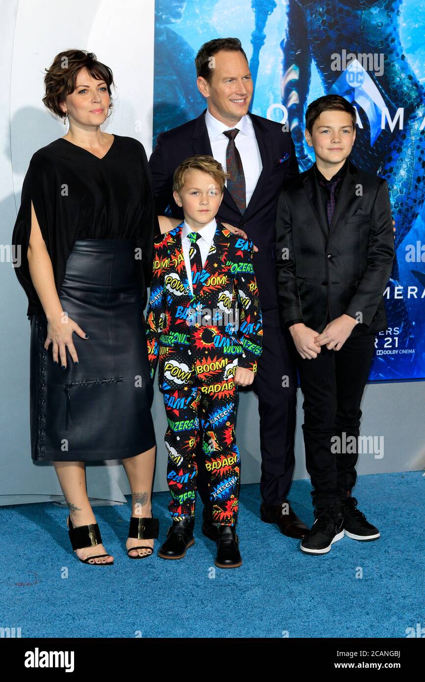 LOS ANGELES - DEC 12: Dagmara Dominczyk, Patrick Wilson, Kassian ...