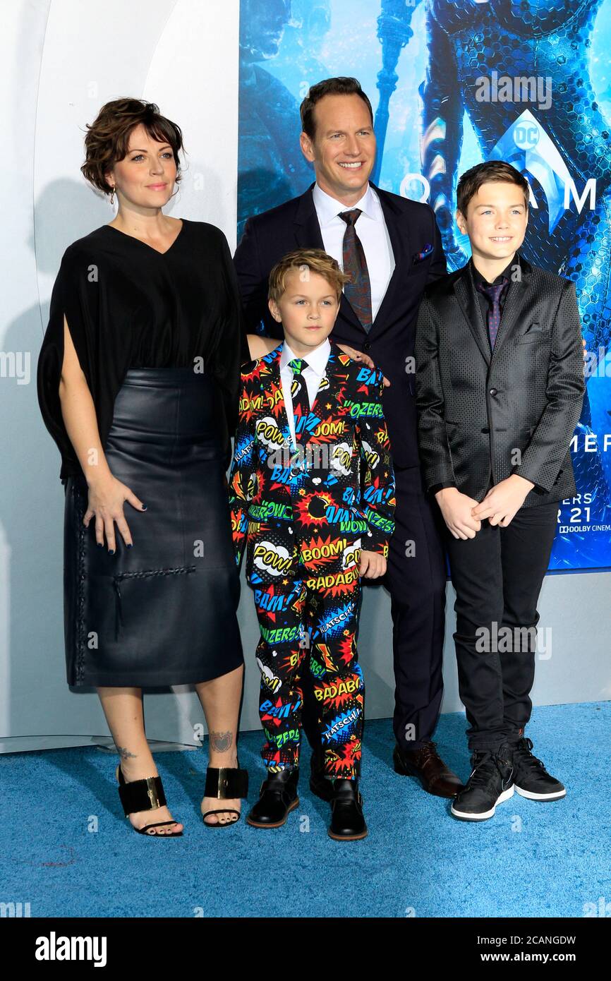 LOS ANGELES - DEC 12: Dagmara Dominczyk, Patrick Wilson, Kassian ...