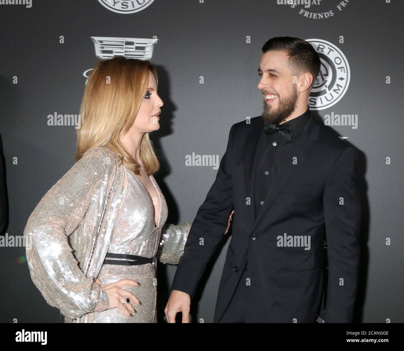 LOS ANGELES - JAN 6: Mena Suvari, Michael Hope at the The Art of ...