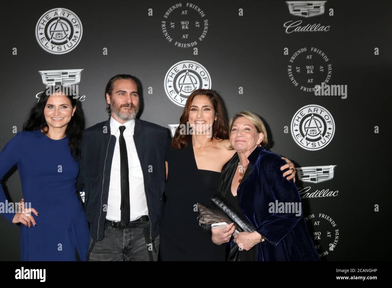 LOS ANGELES - JAN 6: Summer Phoenix, Joaquin Phoenix, Rain Phoenix ...