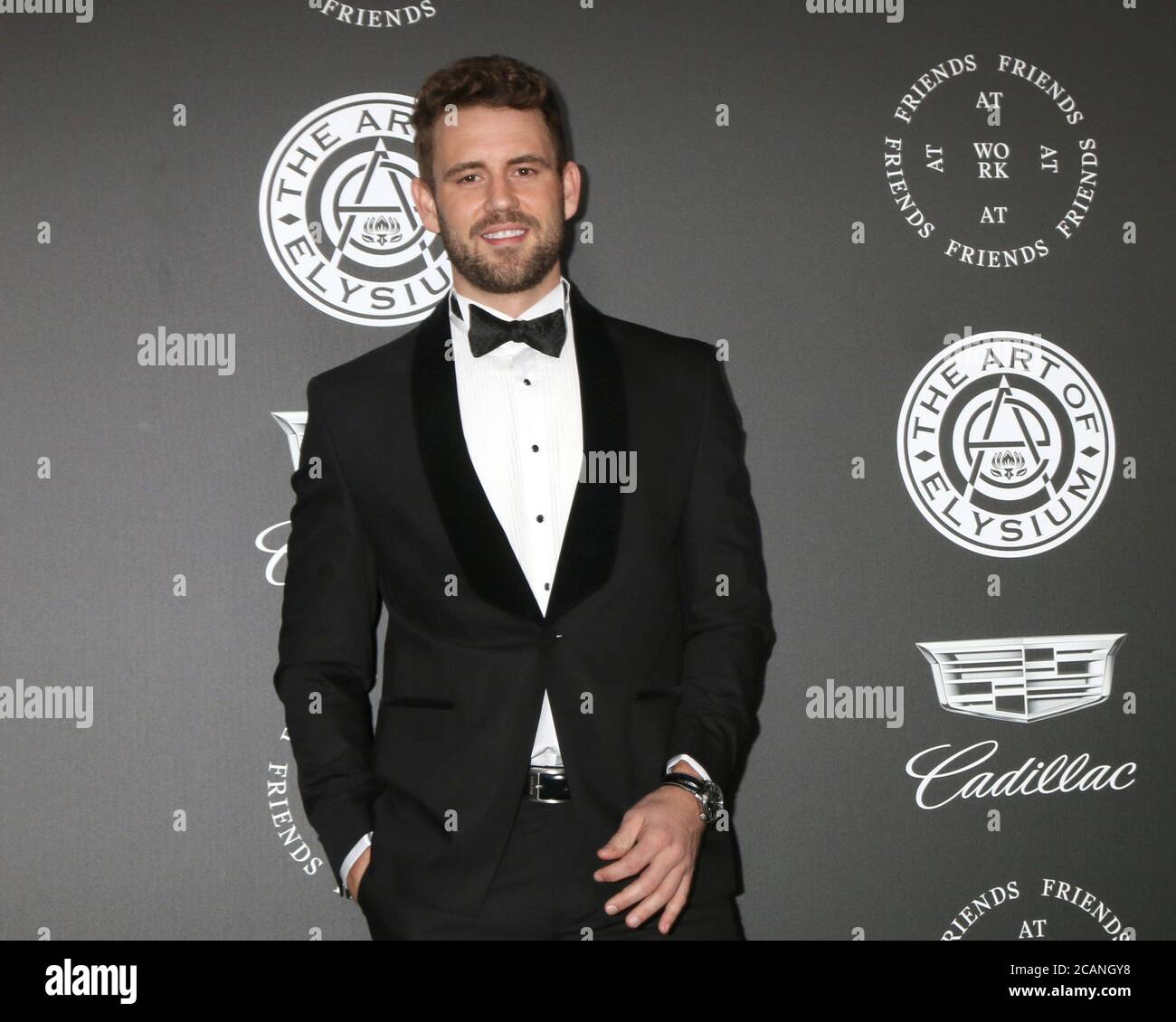 LOS ANGELES - JAN 6: Nick Viall at the The Art of Elysium presents John ...