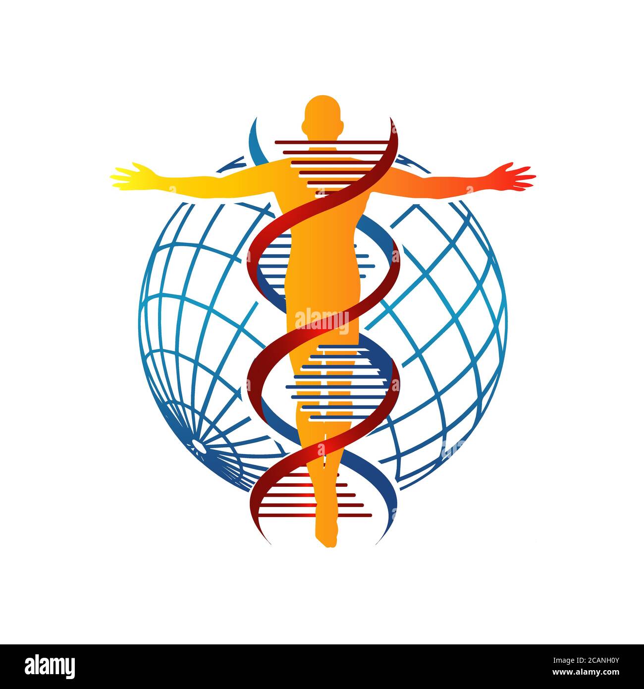 Human Dna Strand Art