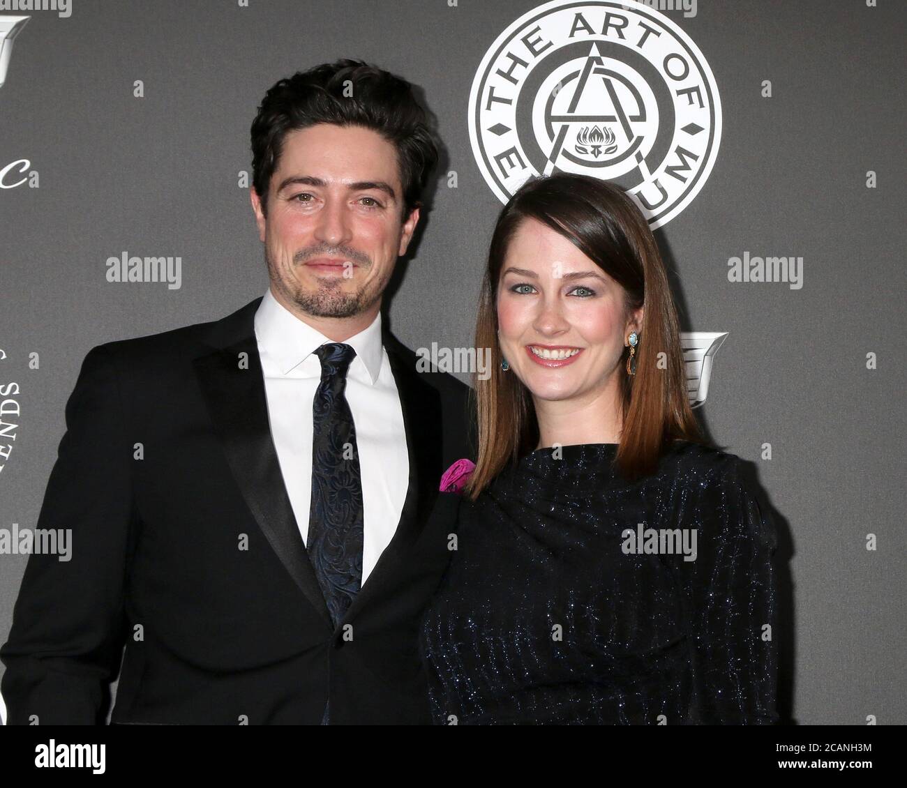 LOS ANGELES - JAN 6: Ben Feldman, Michelle Mulitz at the The Art of ...